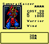 Samurai Kaizer | Yu-Gi-Oh! Wiki | Fandom