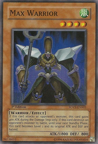 Card Gallery:Max Warrior | Yu-Gi-Oh! Wiki | Fandom