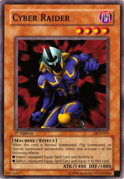Card Errata:Cyber Raider | Yu-Gi-Oh! Wiki | Fandom