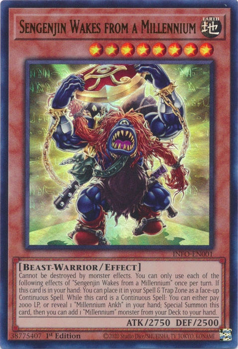 Sengenjin Wakes from a Millennium | Yu-Gi-Oh! Wiki | Fandom
