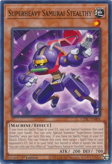 Superheavy Samurai Stealthy | Yu-Gi-Oh! Wiki | Fandom