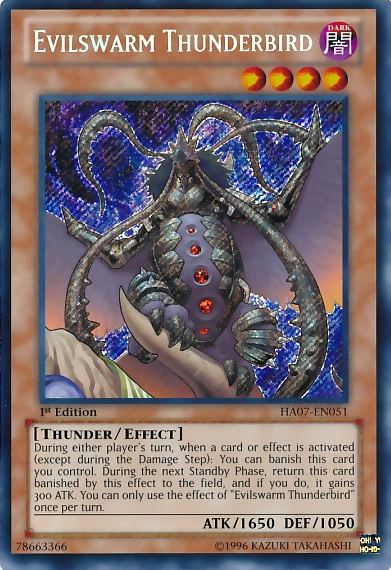 Card Gallery:Evilswarm Thunderbird | Yu-Gi-Oh! Wiki | Fandom