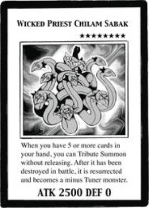 Card Artworks:Wicked Acolyte Chilam Sabak | Yu-Gi-Oh! Wiki | Fandom