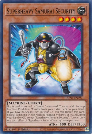 Superheavy Samurai Security | Yu-Gi-Oh! Wiki | Fandom