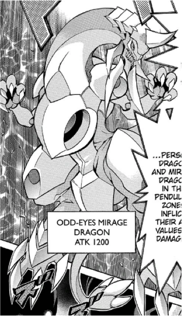 Odd-Eyes Mirage Dragon (manga) | Yu-Gi-Oh! Wiki | Fandom
