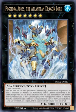 Poseidra Abyss, the Atlantean Dragon Lord | Yu-Gi-Oh! Wiki | Fandom