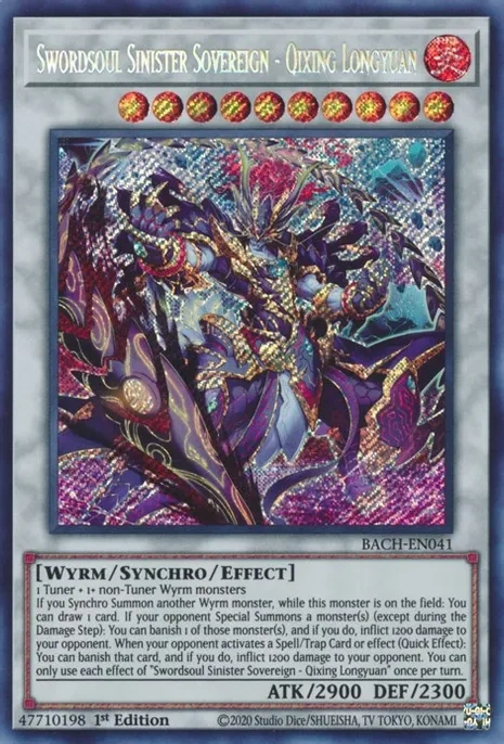 Swordsoul Sinister Sovereign - Qixing Longyuan | Yu-Gi-Oh! Wiki | Fandom