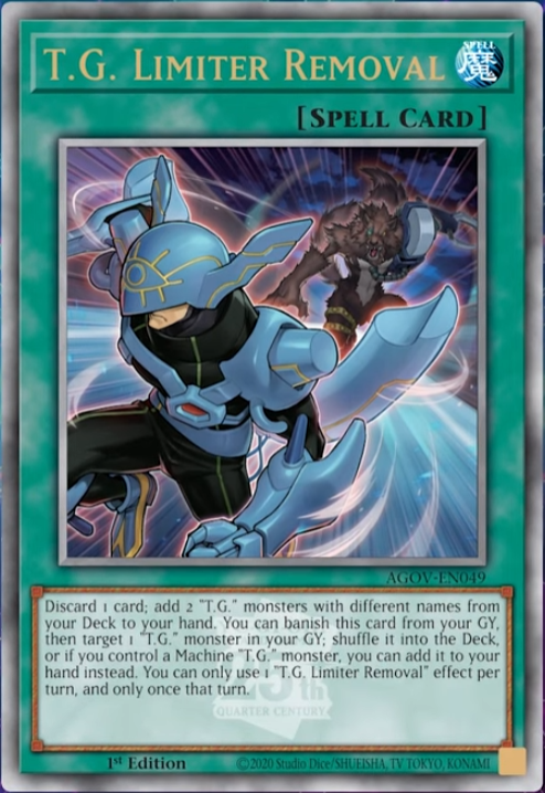 Card Gallery:T.G. Limiter Removal | Yu-Gi-Oh! Wiki | Fandom