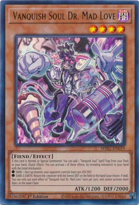 Vanquish Soul Dr. Mad Love | Yu-Gi-Oh! Wiki | Fandom