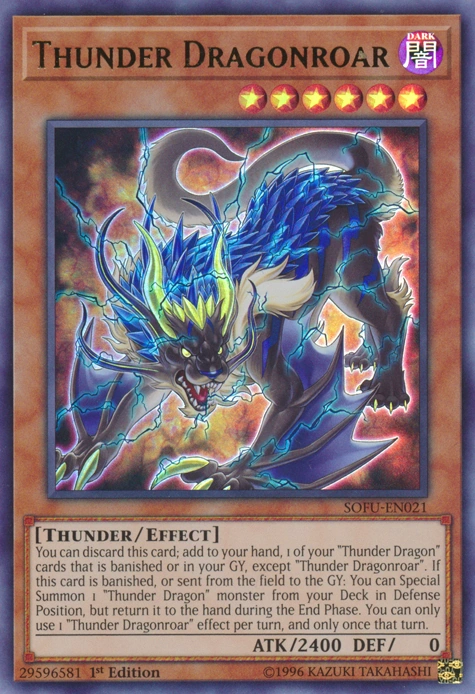Thunder Dragonroar | Yu-Gi-Oh! Wiki | Fandom