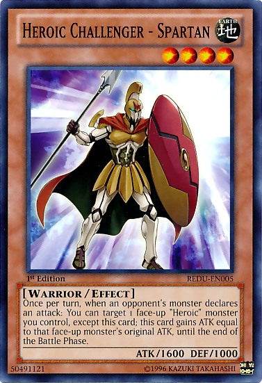 Heroic Challenger - Spartan | Yu-Gi-Oh! Wiki | Fandom