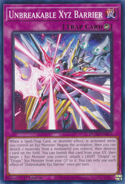 Card Gallery:Unbreakable Xyz Barrier | Yu-Gi-Oh! Wiki | Fandom