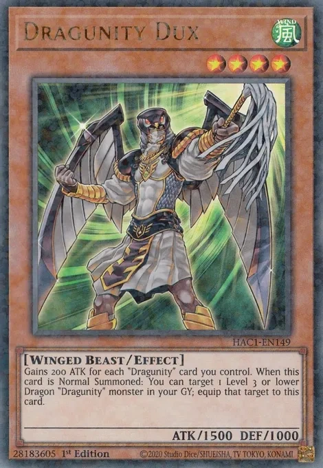 Dragunity Dux | Yu-Gi-Oh! Wiki | Fandom
