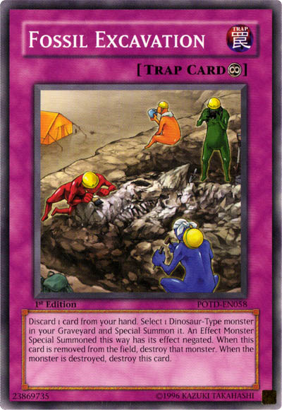 Card Erratafossil Excavation Yu Gi Oh Wiki Fandom