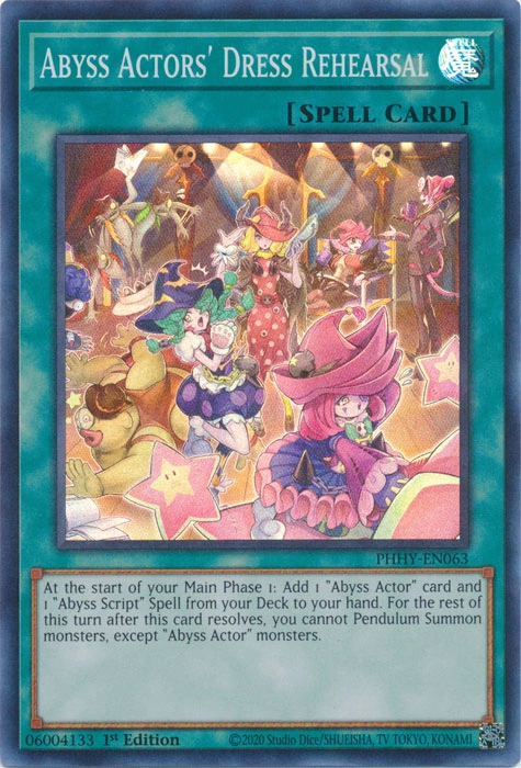 Card Gallery:Abyss Actors' Dress Rehearsal | Yu-Gi-Oh! Wiki | Fandom