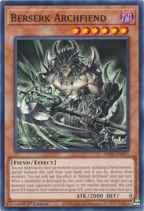 Berserk Archfiend | Yu-Gi-Oh! Wiki | Fandom