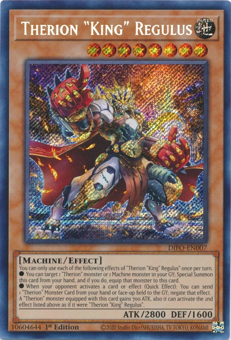 Therion "King" Regulus | Yu-Gi-Oh! Wiki | Fandom