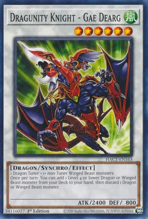 Dragunity Knight - Gae Dearg | Yu-Gi-Oh! Wiki | Fandom