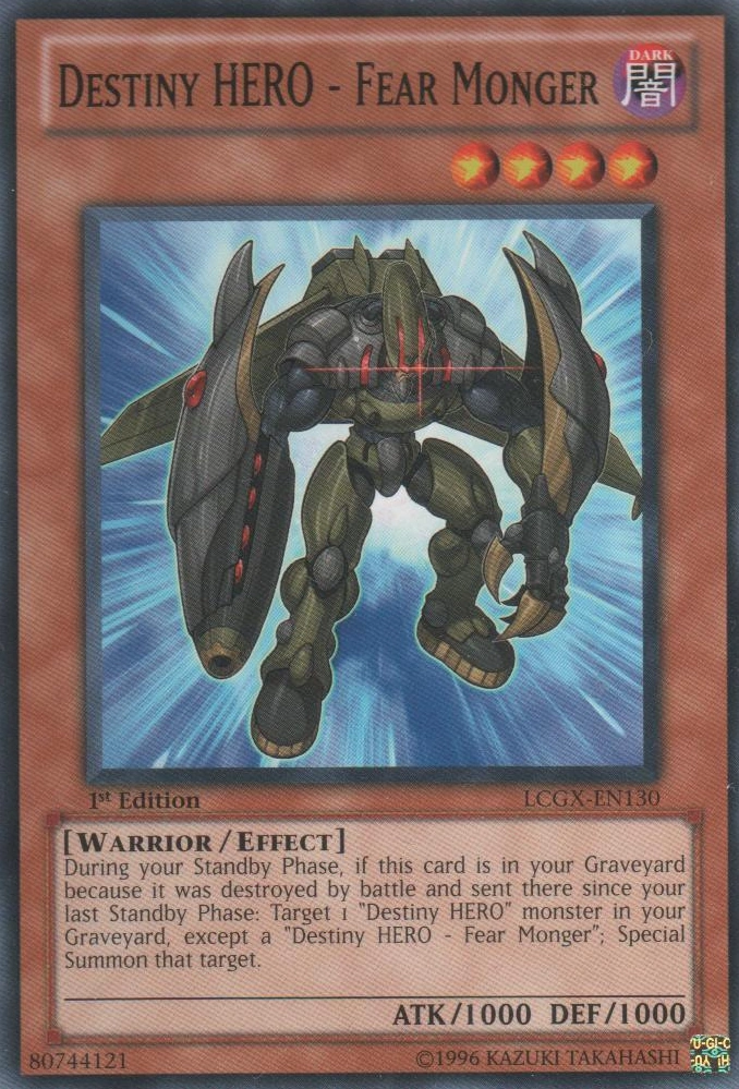 Destiny HERO - Fear Monger | Wikia Yu-Gi-Oh! tiếng Việt | Fandom