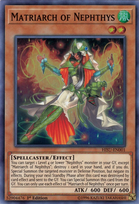 Matriarch of Nephthys | Yu-Gi-Oh! Wiki | Fandom