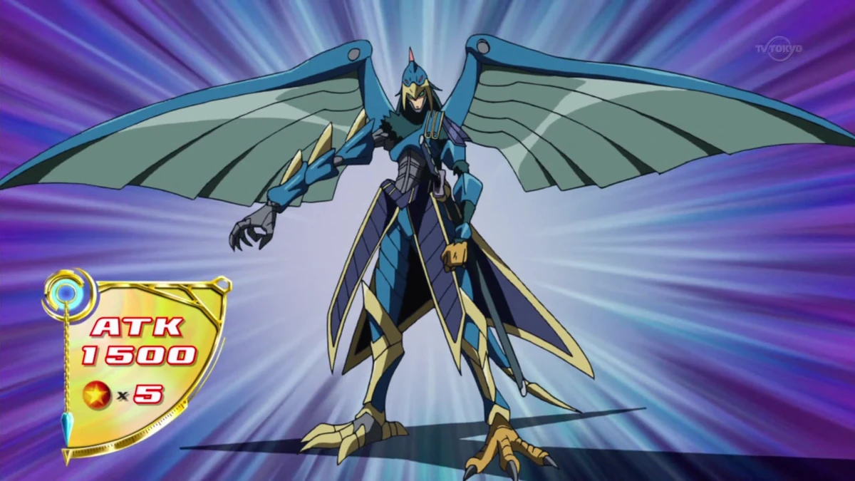 Assault Blackwing - Sohaya the Rain Storm (anime) | Yu-Gi-Oh! Wiki | Fandom