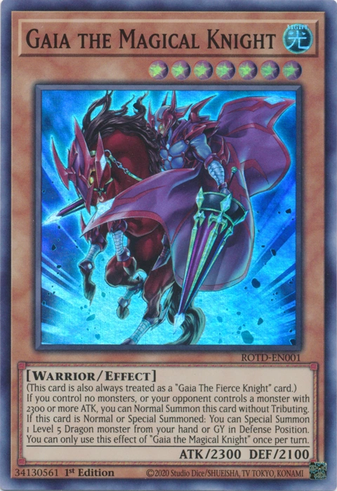 Card Gallery:Gaia the Magical Knight | Yu-Gi-Oh! Wiki | Fandom