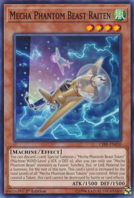 Card Gallery:Mecha Phantom Beast Raiten | Yu-Gi-Oh! Wiki | Fandom
