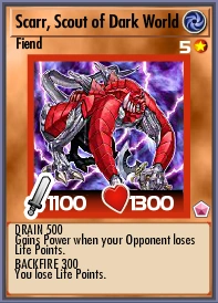 Scarr, Scout of Dark World (BAM) | Yu-Gi-Oh! Wiki | Fandom