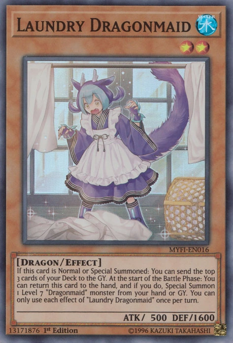 Card Gallery:Laundry Dragonmaid | Yu-Gi-Oh! Wiki | Fandom