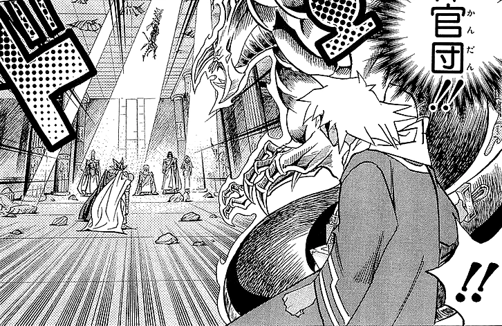 Priests, Atem and Bakura's Kul Elna ka battle (manga) | Yu-Gi-Oh! Wiki ...