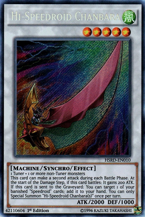 Card Gallery:Hi-Speedroid Chanbara | Yu-Gi-Oh! Wiki | Fandom