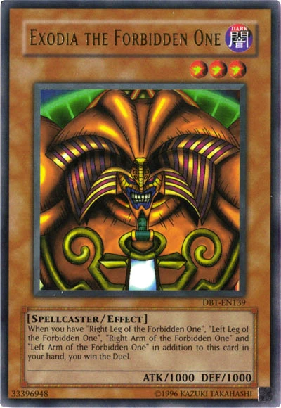 Card Gallery:Exodia the Forbidden One | Yu-Gi-Oh! Wiki | Fandom