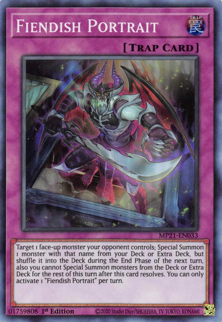 Fiendish Portrait | Yu-Gi-Oh! Wiki | Fandom