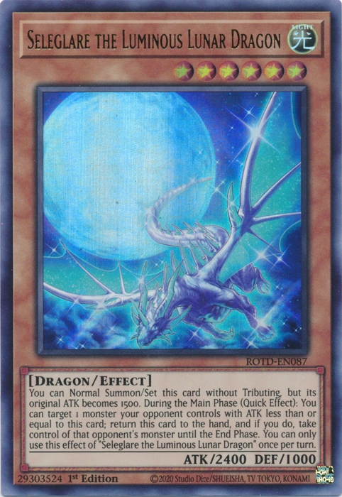 Seleglare the Luminous Lunar Dragon | Wikia Yu-Gi-Oh! tiếng Việt | Fandom