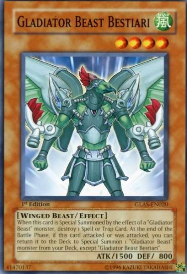 Card Gallery:Gladiator Beast Bestiari | Yu-Gi-Oh! Wiki | Fandom
