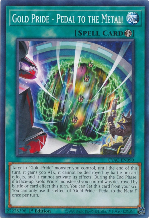 Gold Pride - Pedal to the Metal! | Wikia Yu-Gi-Oh! tiếng Việt | Fandom