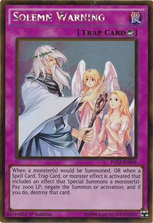 Solemn Warning | Yu-Gi-Oh! Wiki | Fandom