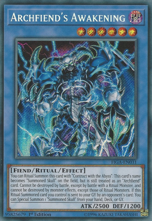 Archfiend's Awakening | Yu-Gi-Oh! Wiki | Fandom