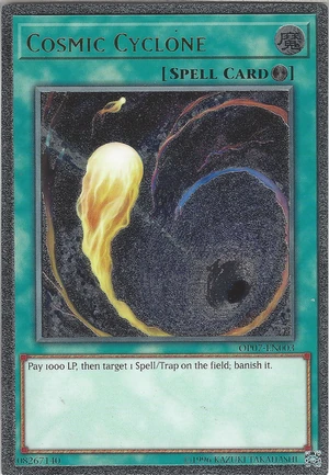 Cosmic Cyclone | Yu-Gi-Oh! Wiki | Fandom