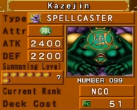 Kazejin (DOR) | Yu-Gi-Oh! Wiki | Fandom
