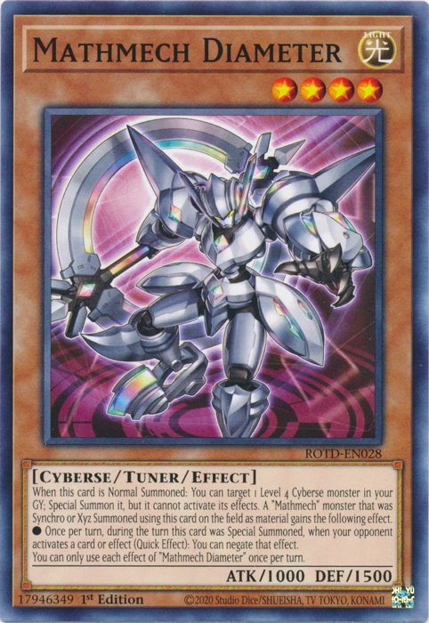 Mathmech Diameter | Yu-Gi-Oh! Wiki | Fandom