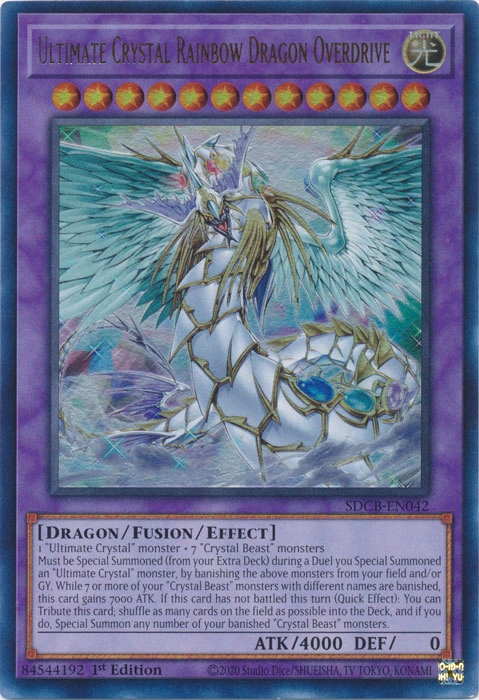 Card Gallery:Ultimate Crystal Rainbow Dragon Overdrive | Yu-Gi-Oh! Wiki ...