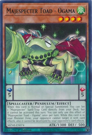 Majespecter Toad - Ogama | Yu-Gi-Oh! Wiki | Fandom