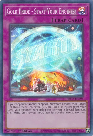 Gold Pride - Start Your Engines! | Yu-Gi-Oh! Wiki | Fandom