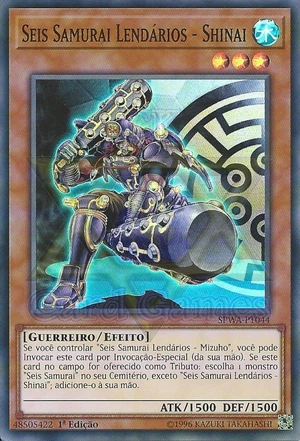 Legendary Six Samurai - Shinai | Yu-Gi-Oh! Wiki | Fandom