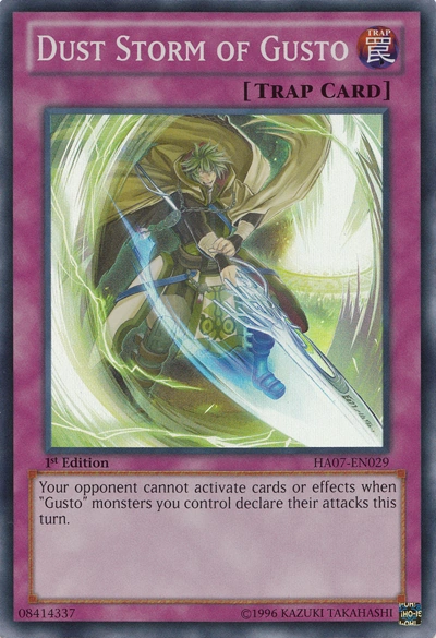 Card Gallery:Dust Storm of Gusto | Yu-Gi-Oh! Wiki | Fandom