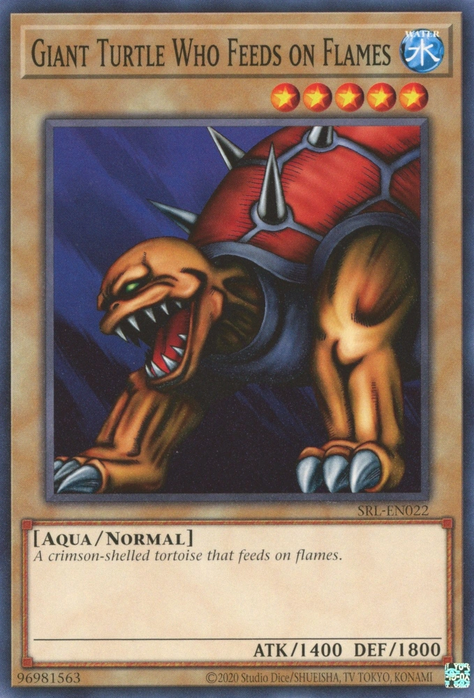 Giant Turtle Who Feeds on Flames | Yu-Gi-Oh! Wiki | Fandom