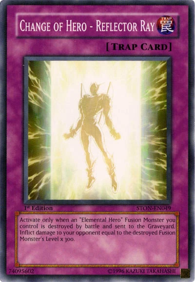 Card Gallery:Change of Hero - Reflector Ray | Yu-Gi-Oh! Wiki | Fandom
