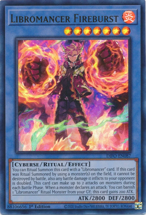 Libromancer Fireburst | Yu-Gi-Oh! Wiki | Fandom
