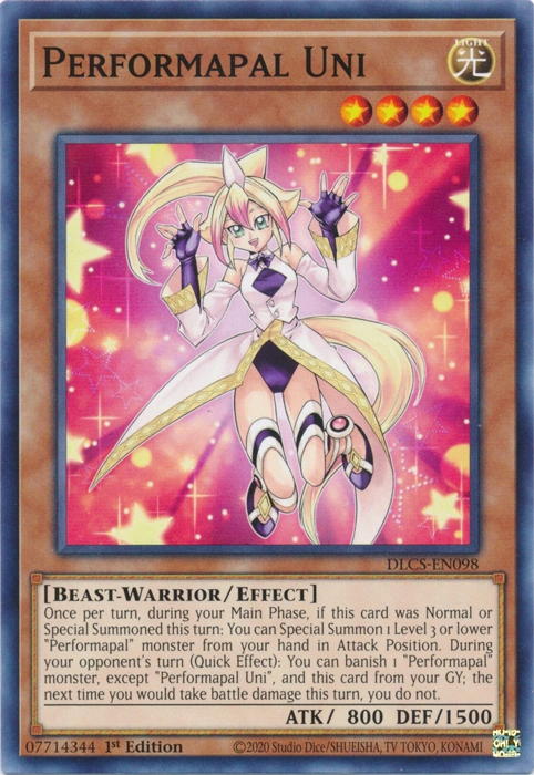 Performapal Uni | Yu-Gi-Oh! Wiki | Fandom